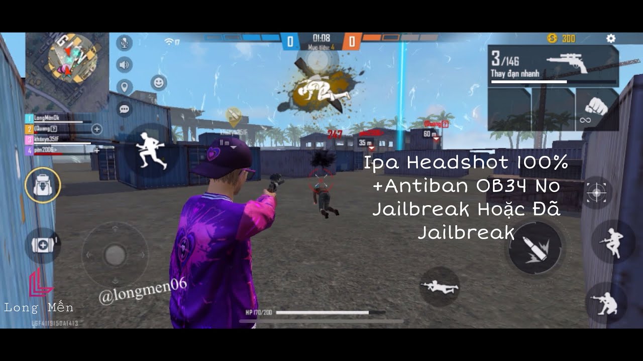 IPA Menu H@ck FreeFire Cho iOS No Jailbreak& | Long Mến - YouTube