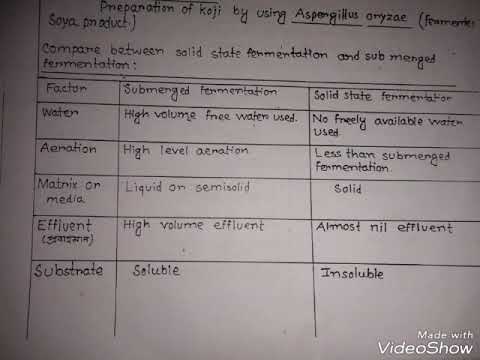 Different between submerged fermentation and solid state fermentation ...