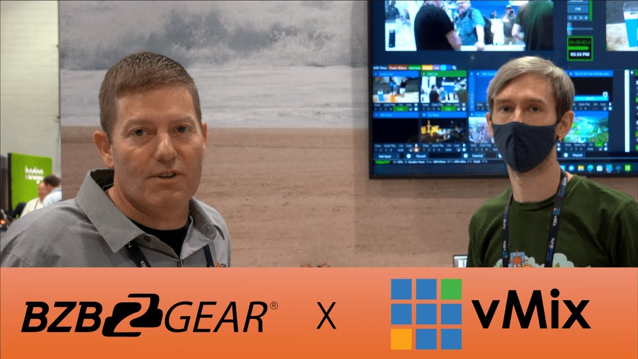 Control Multiple BZBGEAR PTZ cameras with vMix for Live Production - NAB Show 2022 - YouTube