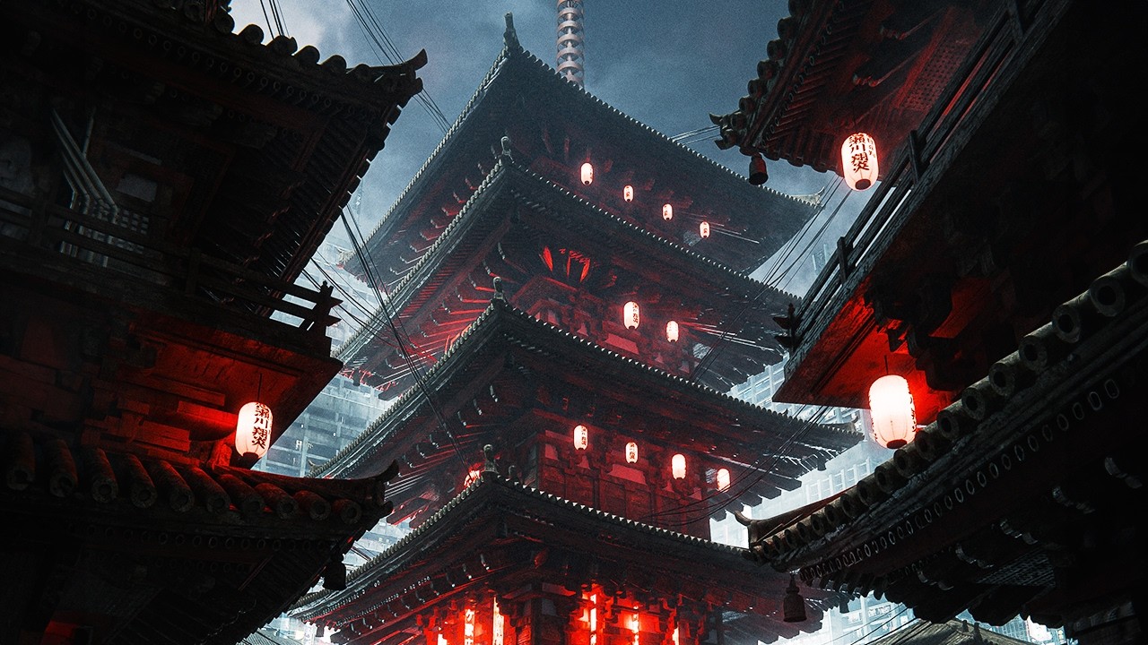 Cyber Japan Art Breakdown | Blender - YouTube