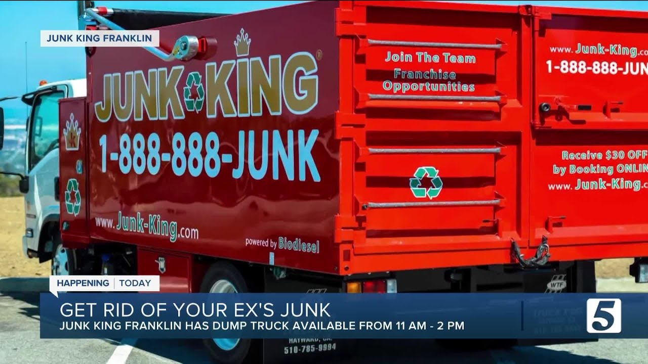 Throw out your ex's junk for a good cause with Junk King Franklin - YouTube