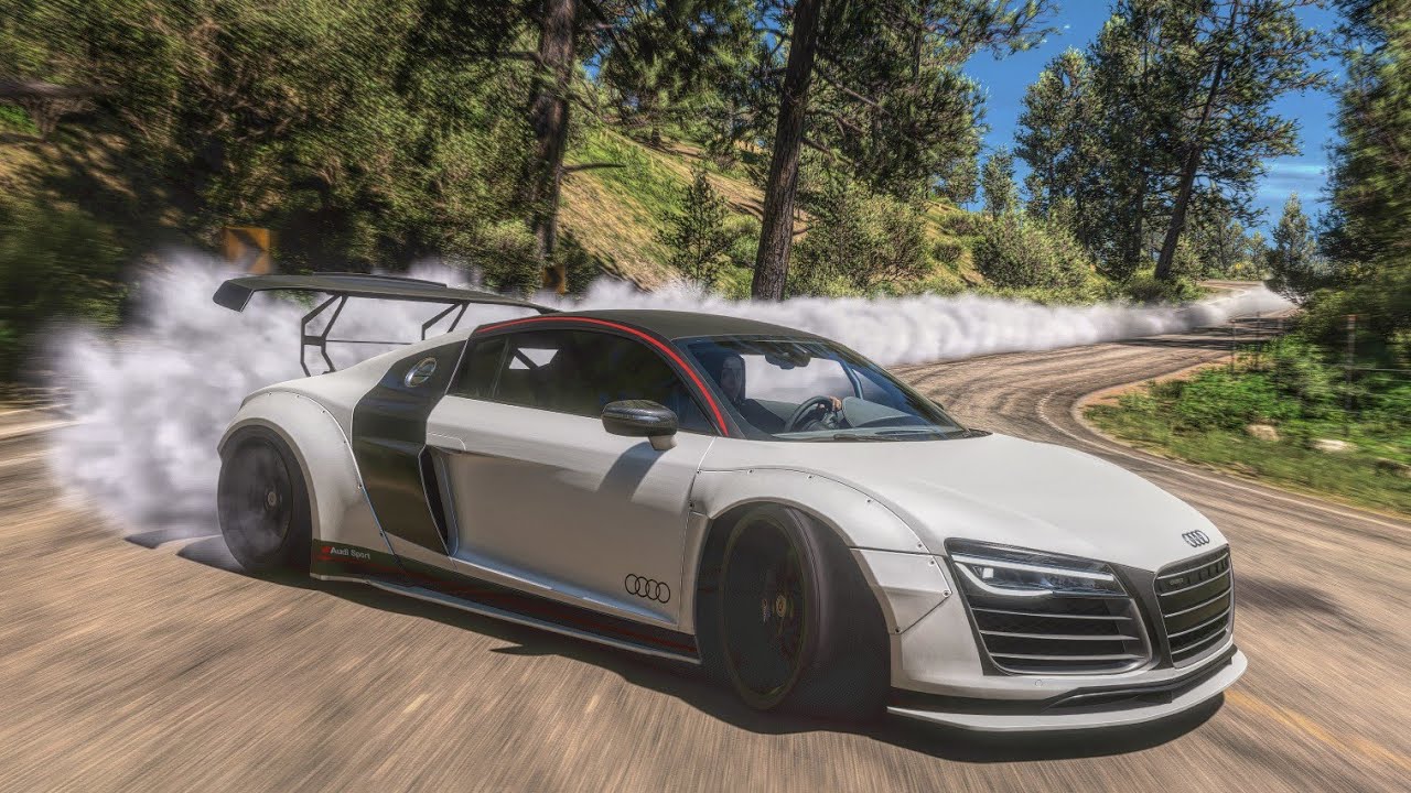 Forza Horizon 5 AUDI R8 Coupe V10+ Drifting - YouTube