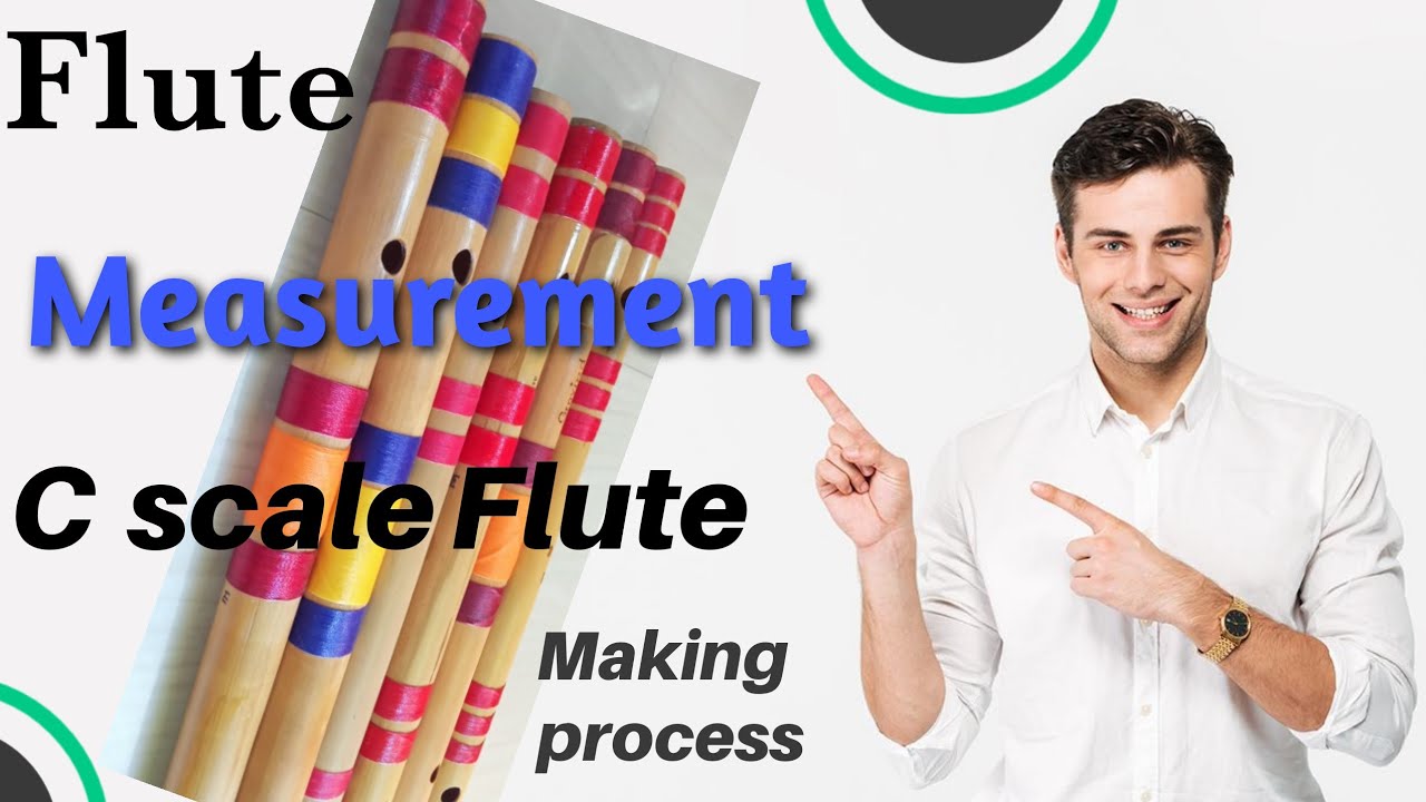 C middle professional measurement//how to make C scale flute ...
