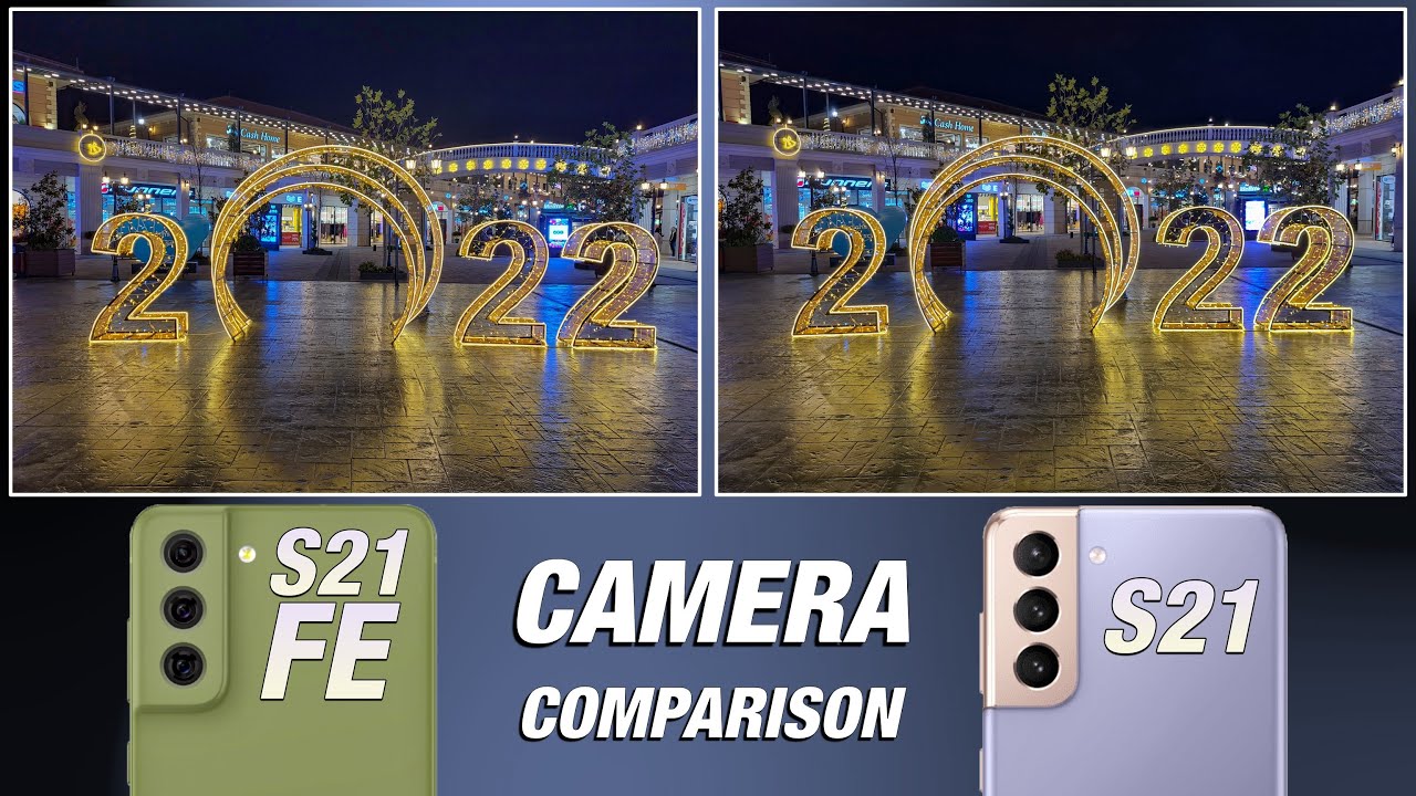 Samsung Galaxy S21 FE vs Samsung Galaxy S21 Camera Comparison - YouTube