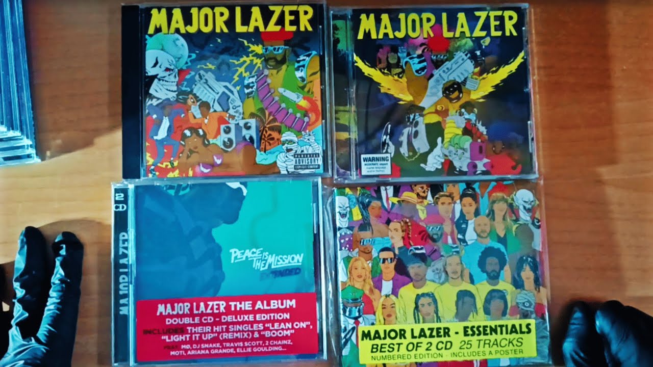Major Lazer CD Collection - Unboxing - YouTube