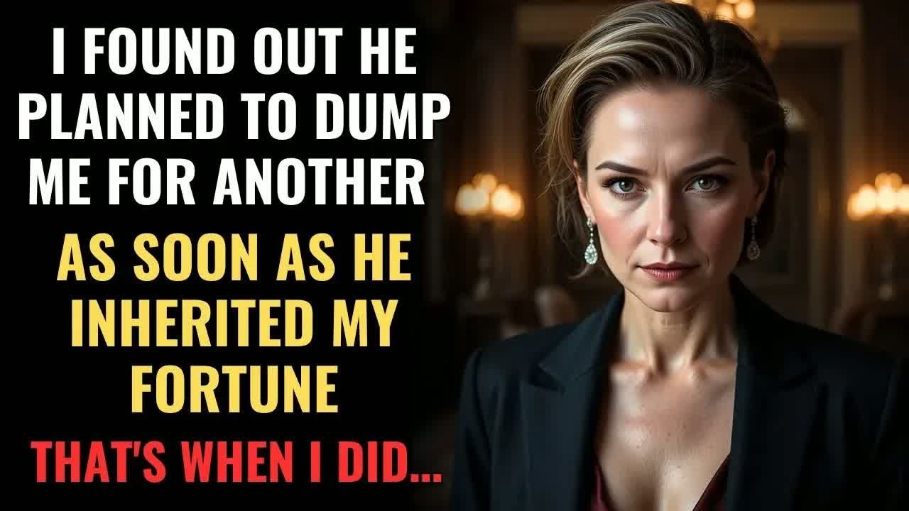 I FOUND OUT HE PLANNED TO DUMP ME FOR ANOTHER AS SOON AS HE INHERITED ...