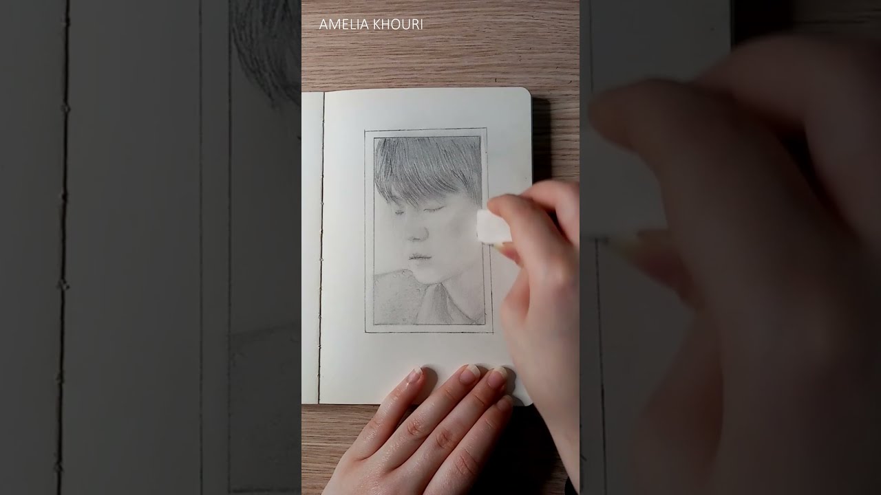 Drawing SUGA from BTS (100% SATISFYING and CALMING) I Best BTS Army ...