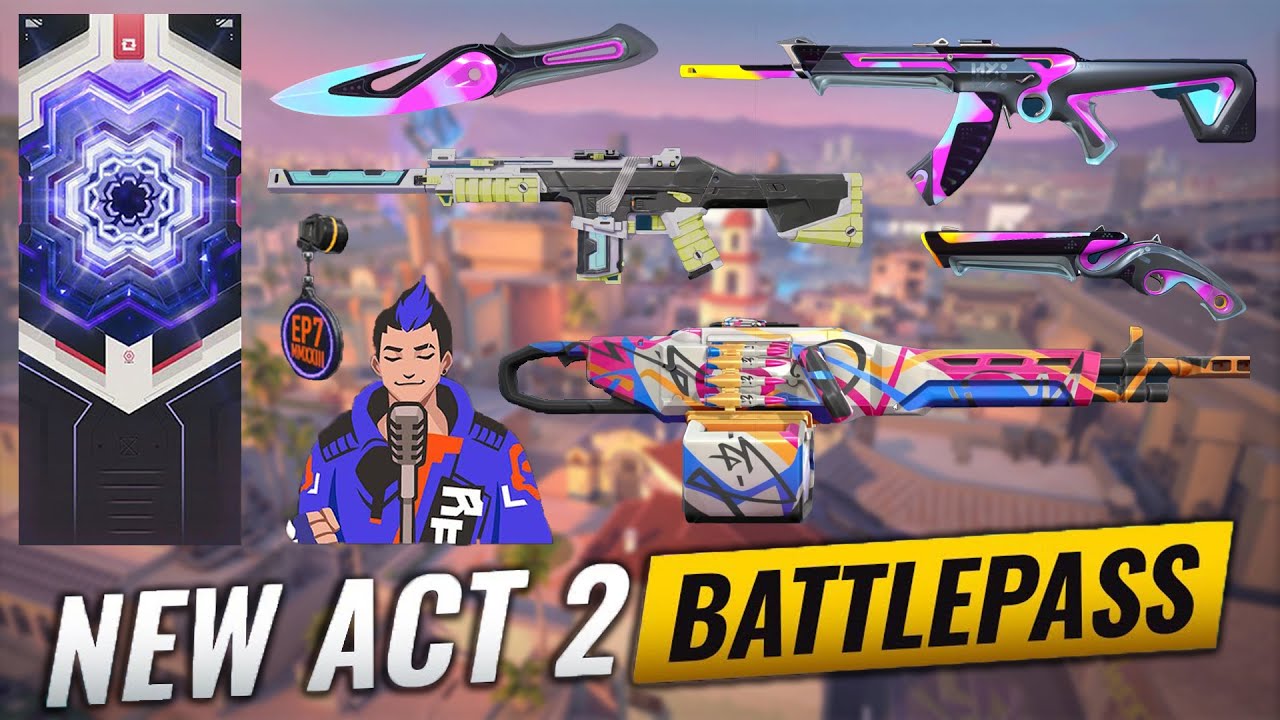 Valorant Episode 7 Act 2 Battle Pass Showcase | Cop or Drop ? - YouTube