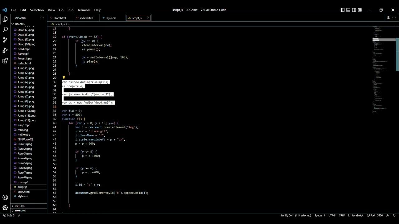 Java Script 2d Game Development Java Institute Mihidum Bandara Youtube