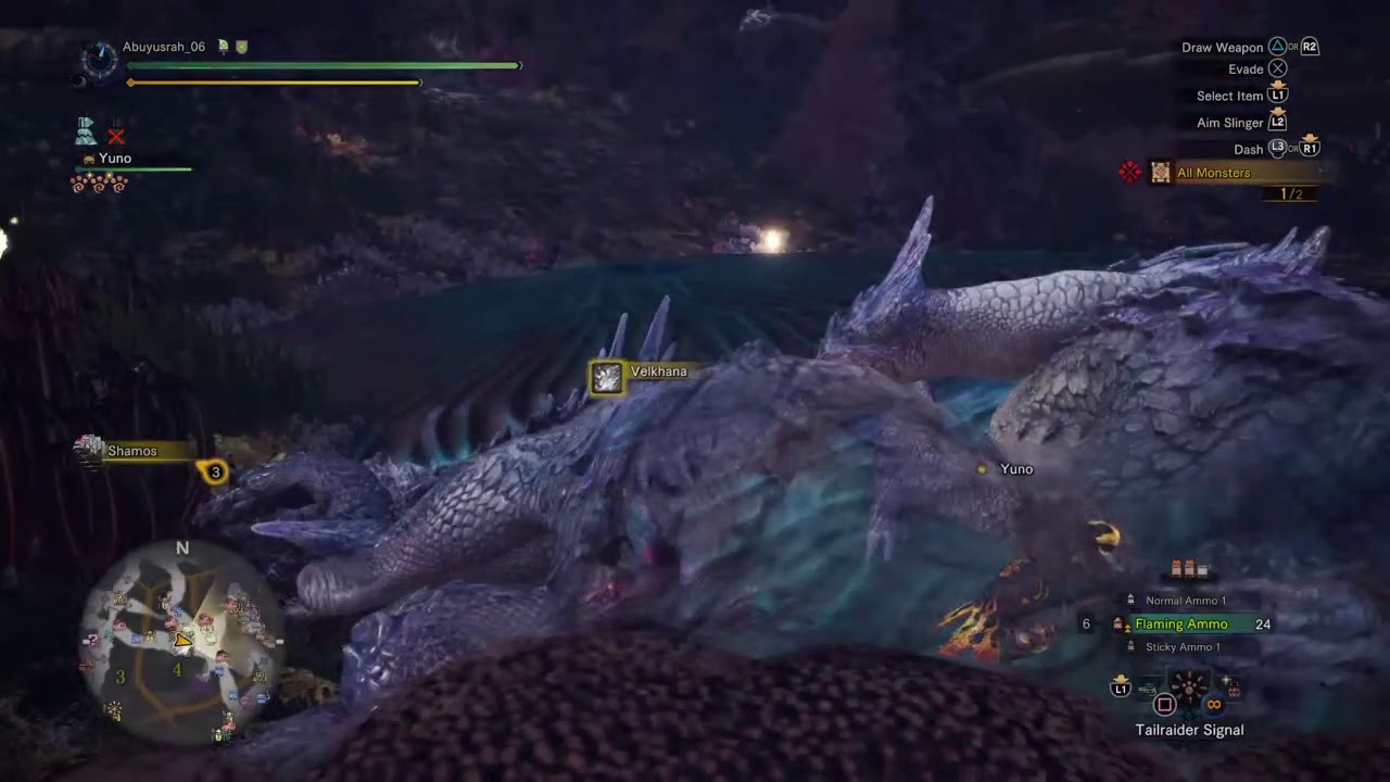 MHW Iceborne Solo Hunt Velkhana and Namielle - YouTube