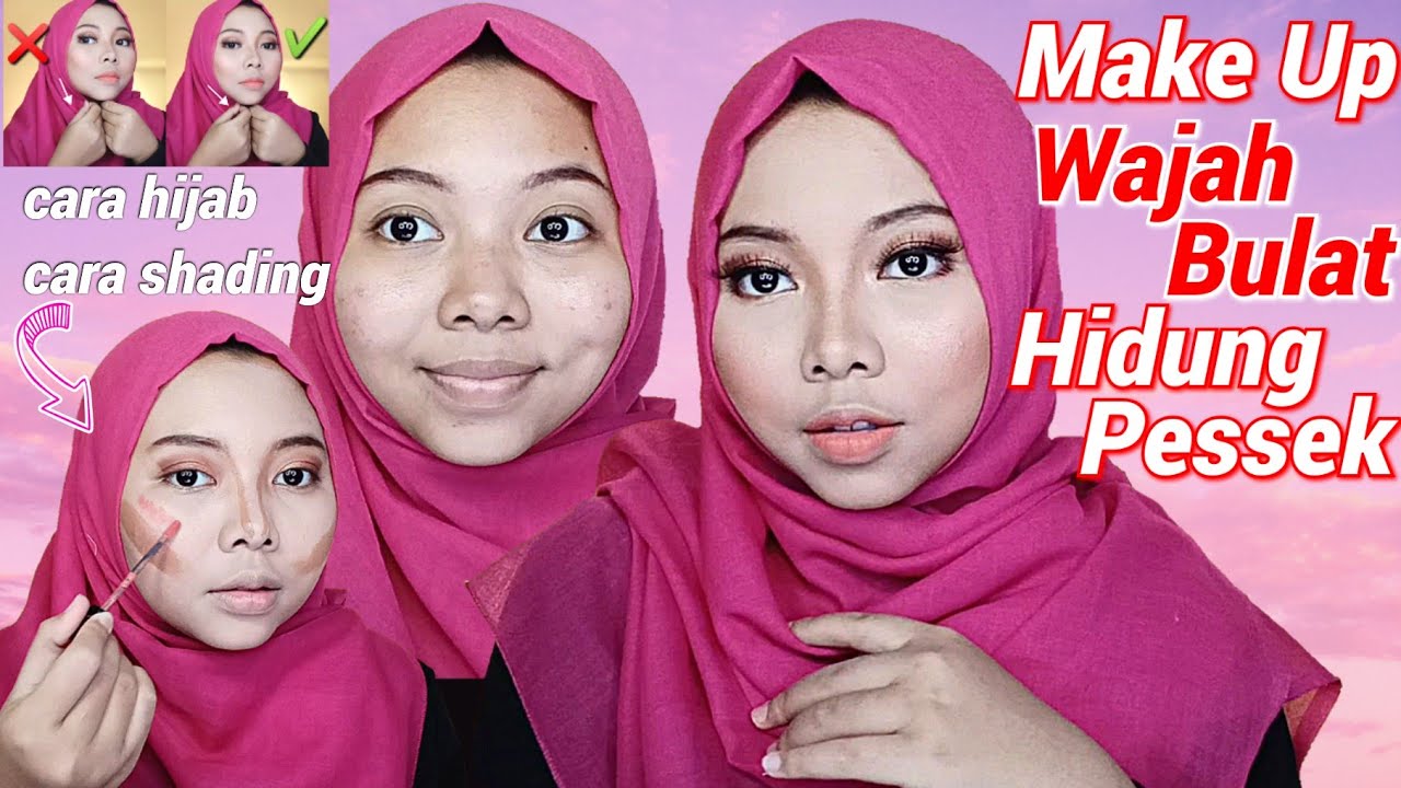 Tutorial Makeup Wajah Bulat Natural Saubhaya Makeup