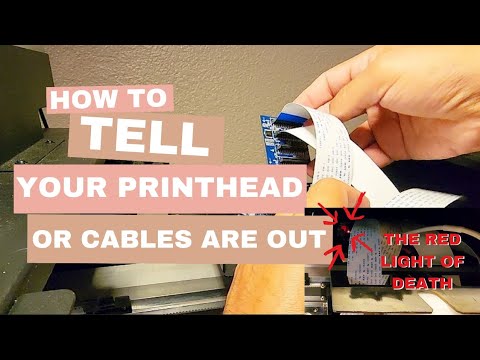 How To Tell If DTF Printhead|Cables Are Out | Red Light Of Death - YouTube