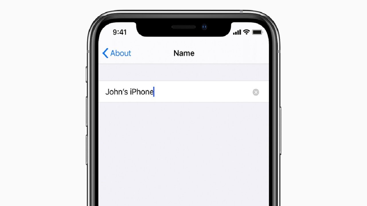 How To Change iPhone Name - YouTube