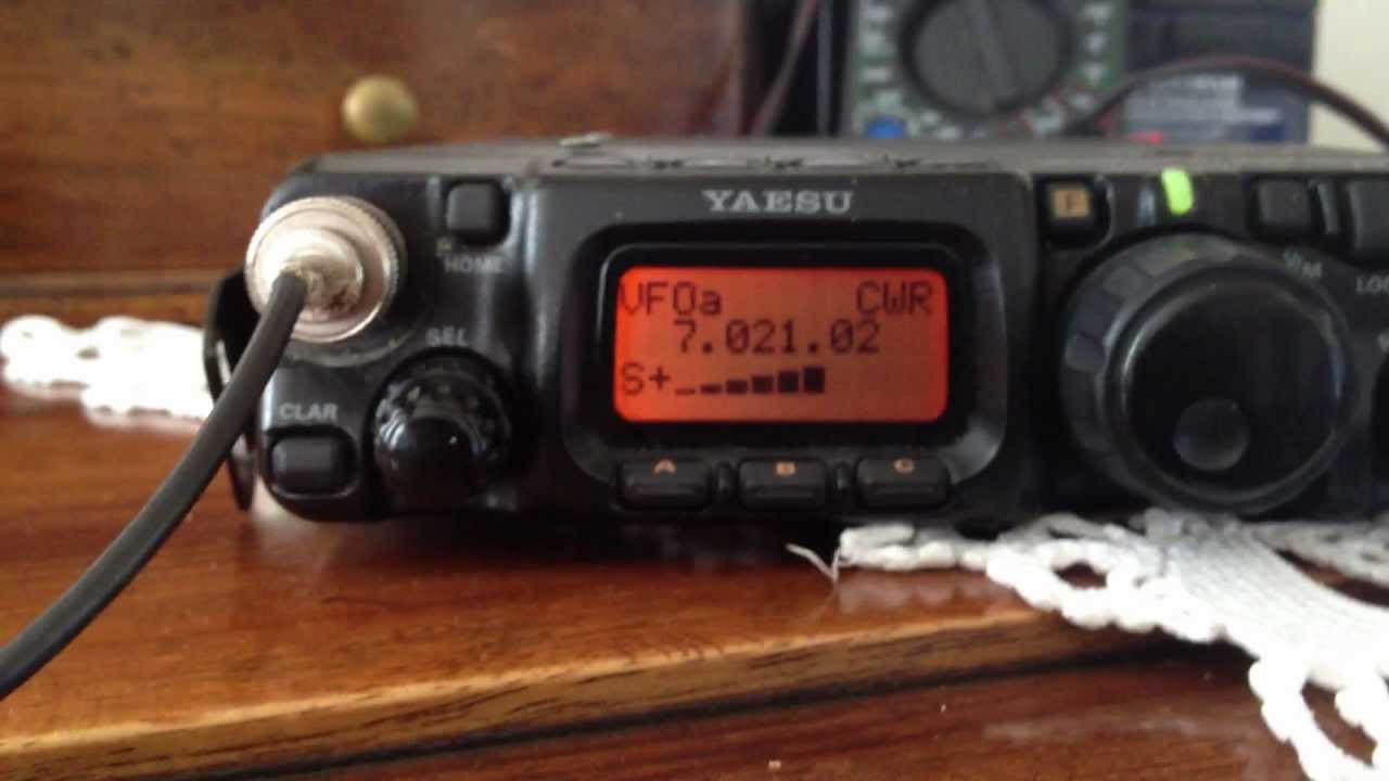 IZ2XZM Installed new INRAD cw filter 500HZ on YAESU FT-817 - YouTube