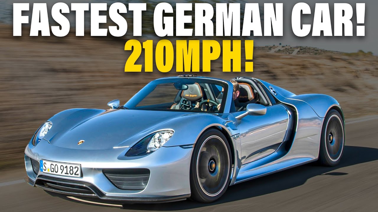 These Are The 10 Fastest German Cars Ever Built. - YouTube
