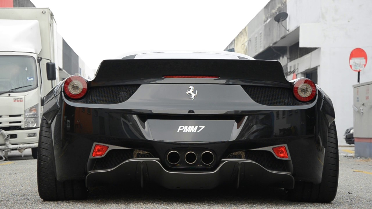 ferrari 458 capristo exhaust liberty walk - YouTube