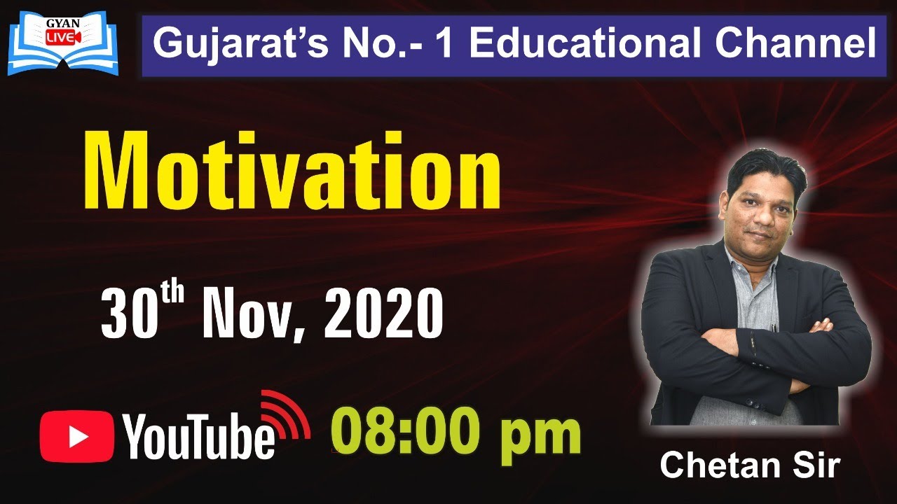 Motivation I By Chetan Sir I Live @ 08:00 PM on 30 Nov 2020 - YouTube
