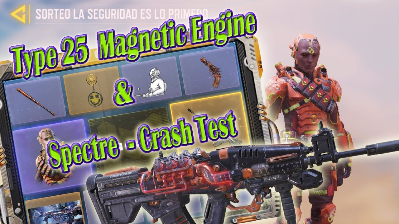 Codm : Type 25 Magnetic Engine & Spectre Crash Test - YouTube