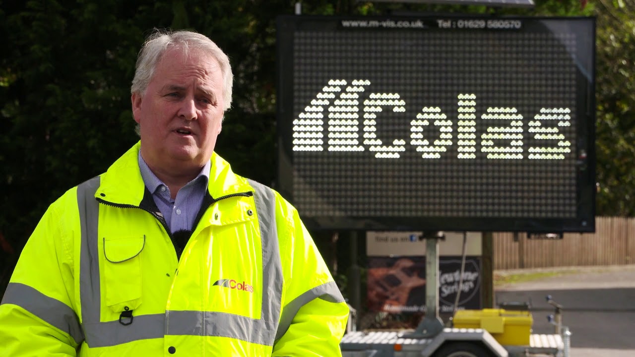 Colas Autonomous Impact Protection Vehicles - YouTube