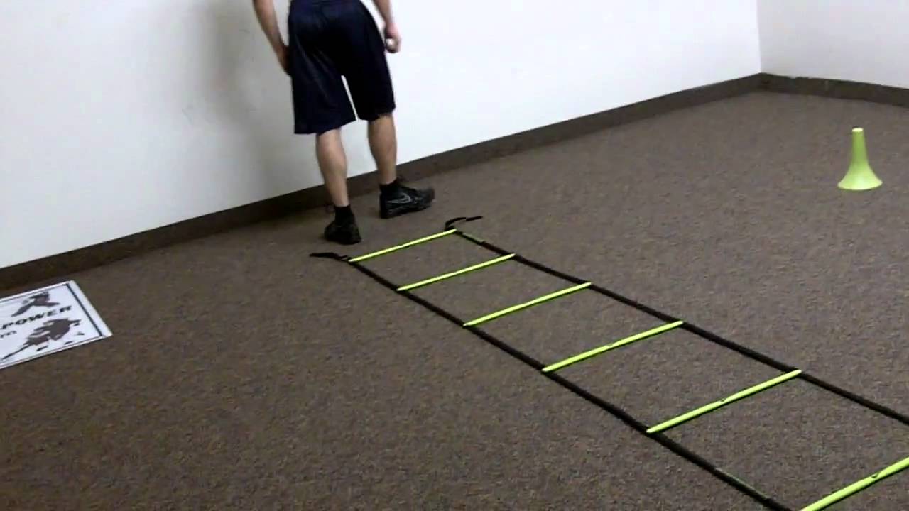 Bunny hops forward ladder - YouTube