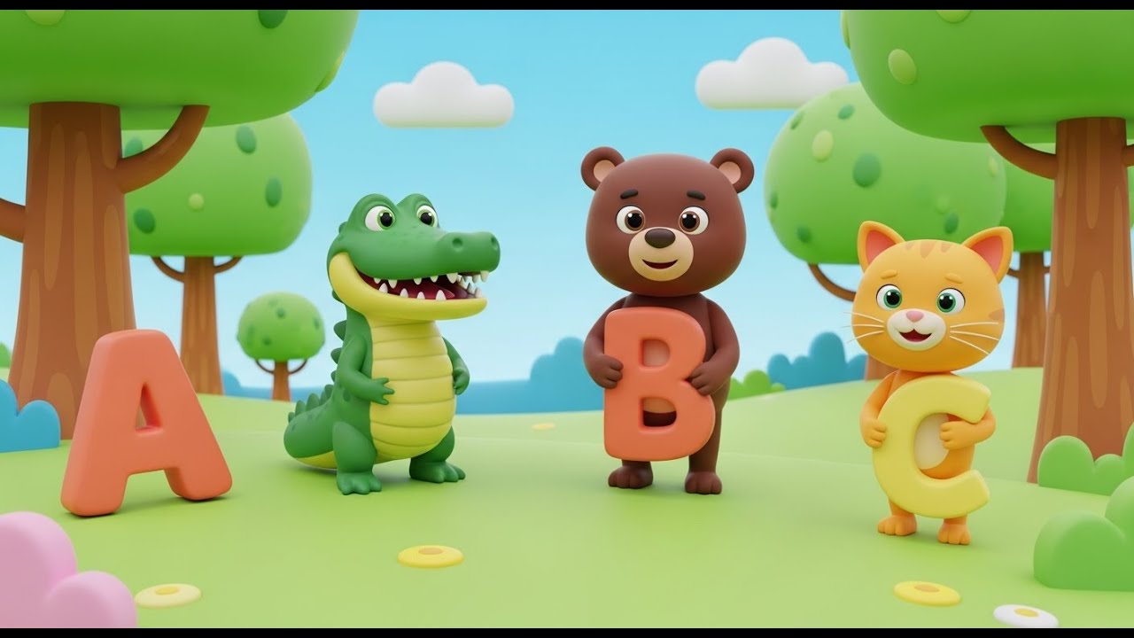 Alphabet Animals Rhyme | Fun Nursery Rhyme for Kids | Sing, Dance ...