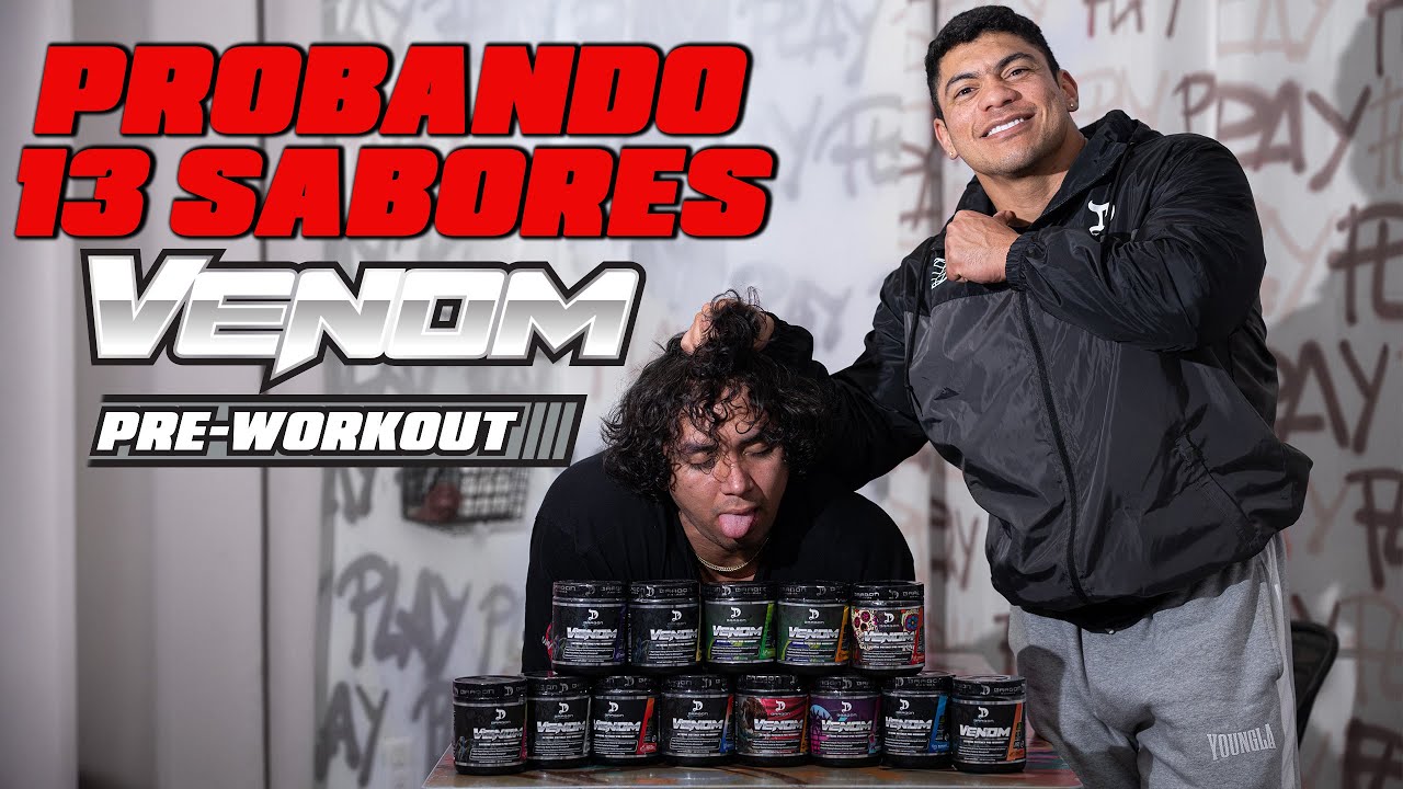 DADDY AIOLI PRUEBA 13 SABORES DE VENOM PRE-ENTRENO FT TU MARIDO MOISES ...