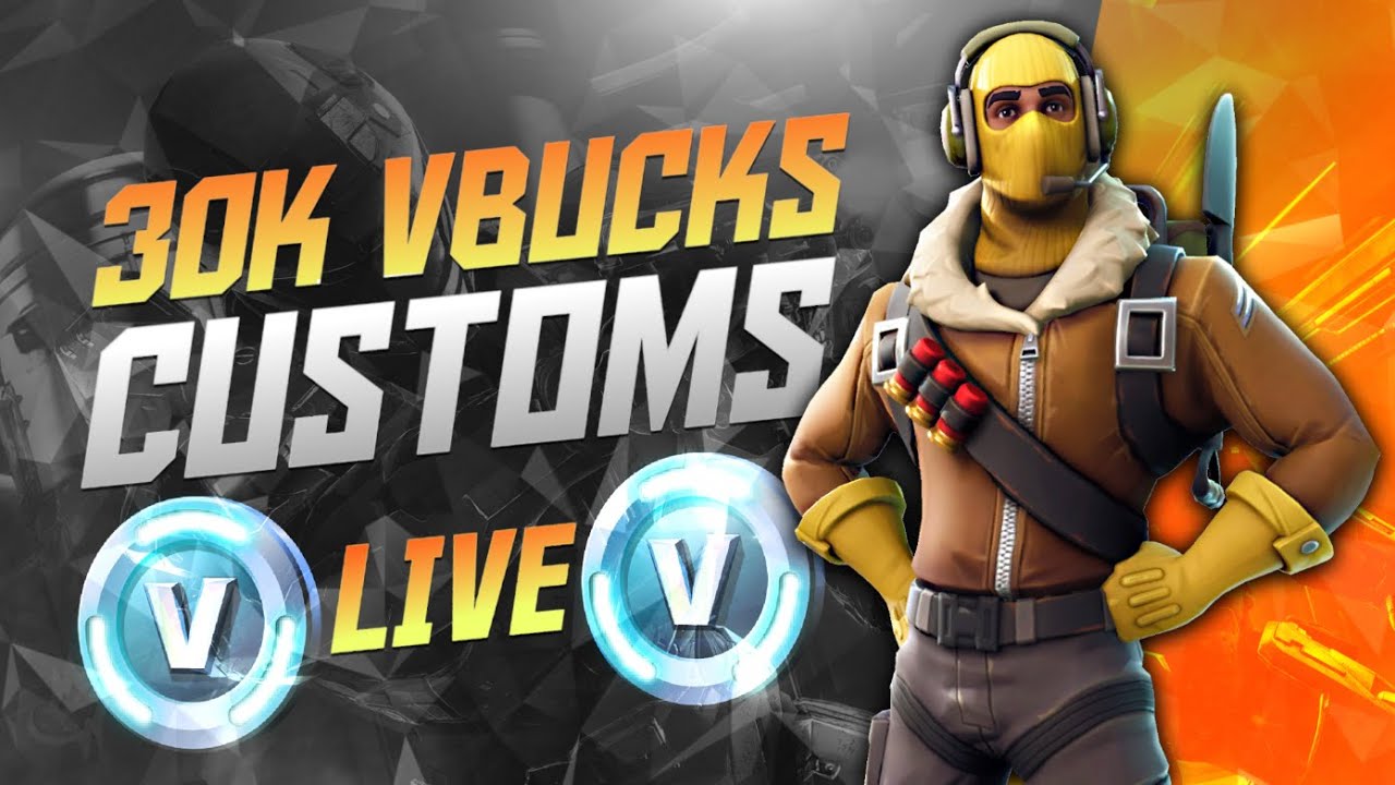 !Member 30k Vbucks Customs Join Now | Fortnite India Live | # ...