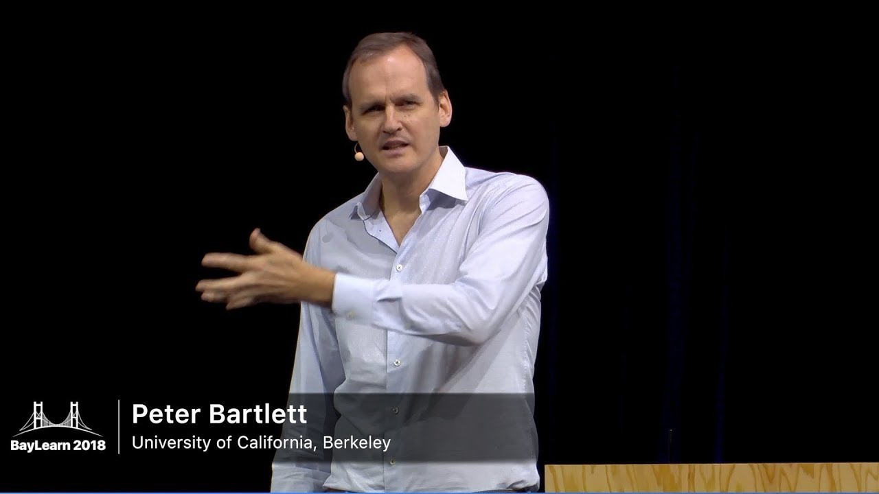 BayLearn2018 07 Keynote2 Peter Bartlett - YouTube
