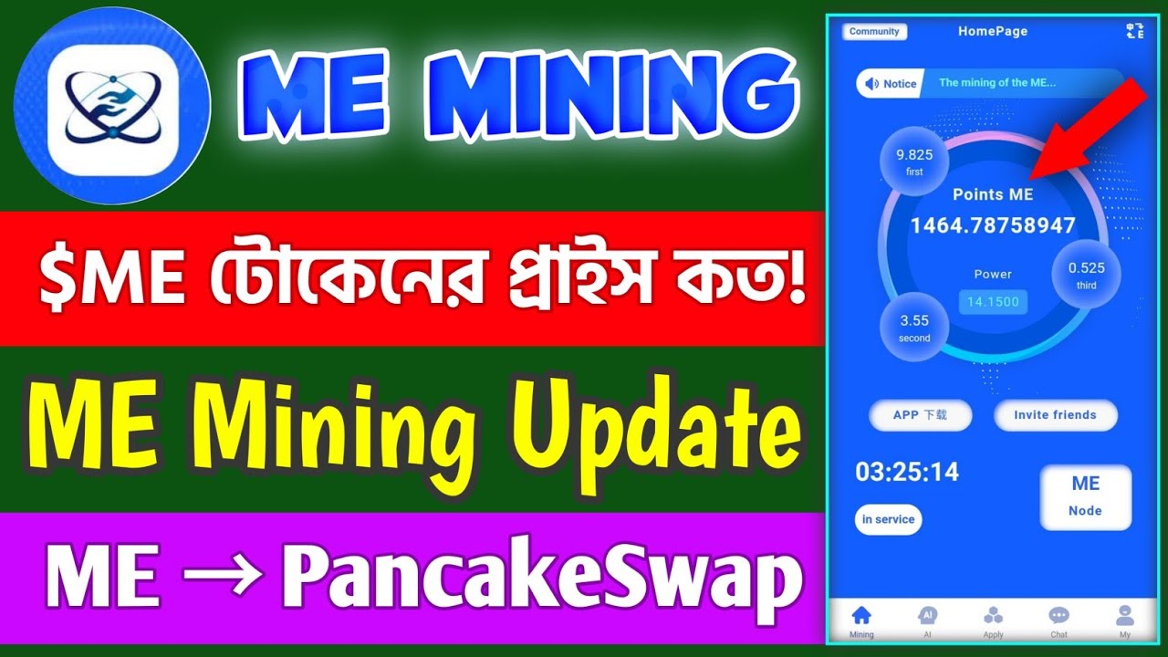 ME Mining new Update | ME Token Price | ME new update - YouTube