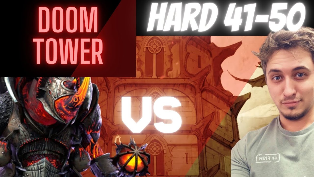 DOOM TOWER HARD 41-50 / PLAYTHROUGH / Raid Shadow Legends - YouTube