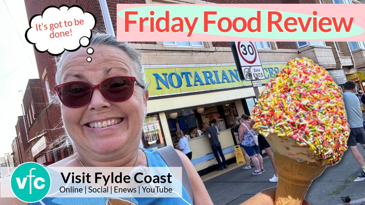 Getting Messy with Blackpool's BEST Ice Cream at Notariannis! - YouTube
