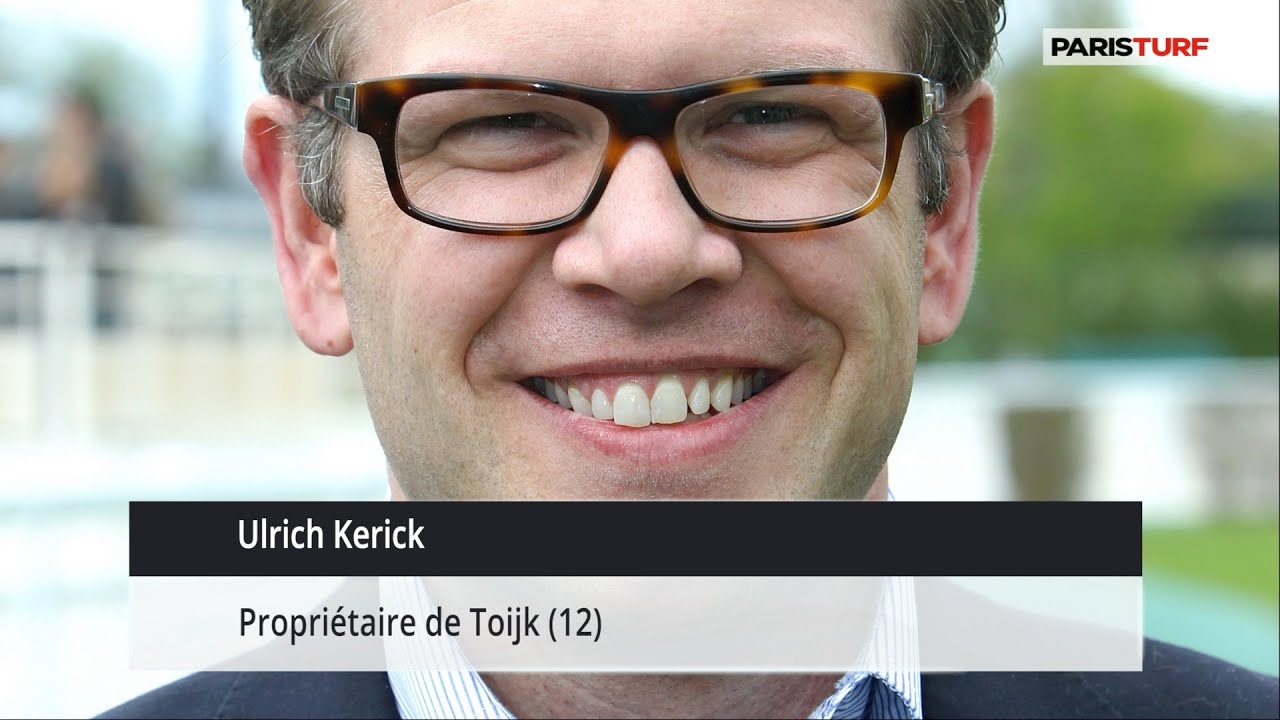 Ulrich Kerick, propriétaire de Toijk (21/10 à ParisLongchamp) - YouTube
