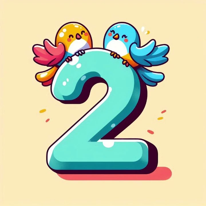 Number 2(two) #animation #cutebaby #artificialintelligence #cute # ...