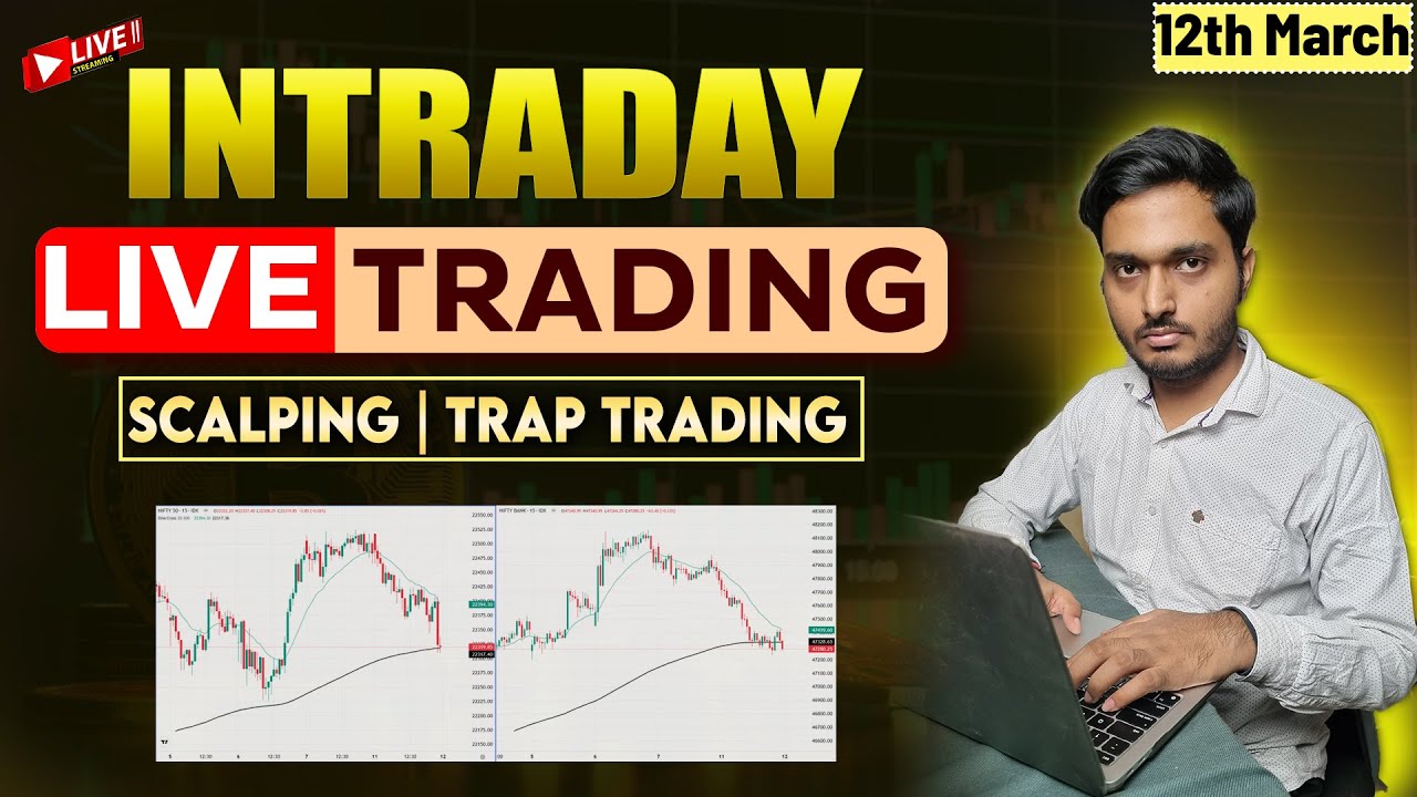 14 March Live Trading | Live Intraday Trading Today | option trading ...