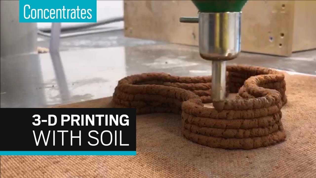 Chemistry turns backyard clay into a 3-D printable building material ...