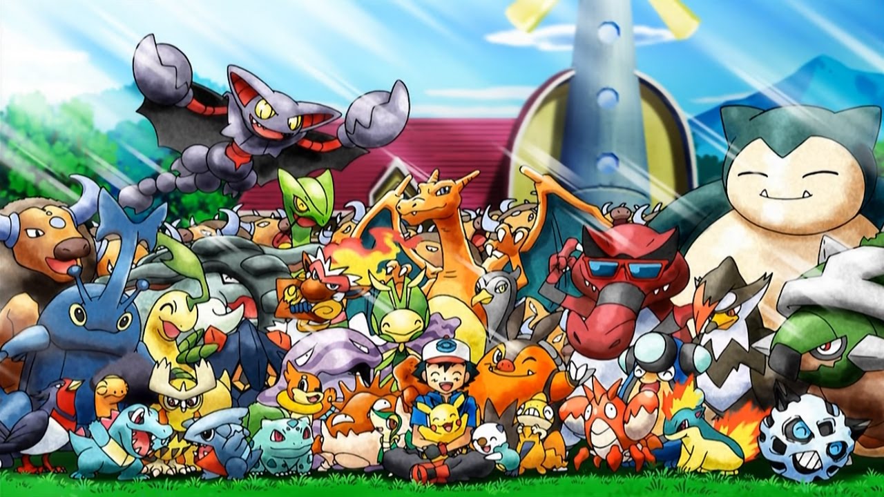 Pokemon: Ash's Full Team (Kanto-Unova) - YouTube