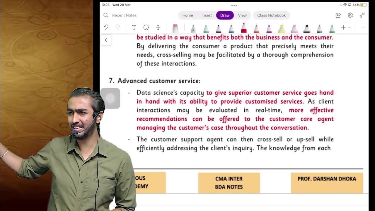 CMA INTER || Business Data Analytics (BDA) || Chp 9 - Data Processing || L 2 || Prof. Darshan ...