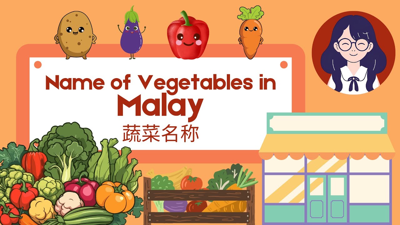 Name of vegetables in Malay. #bahasamelayu #video #learning - YouTube