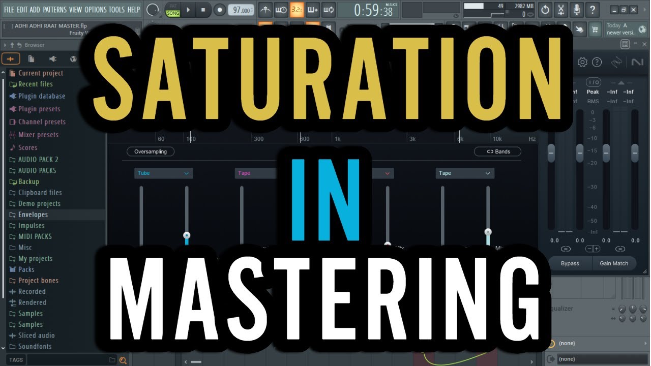 Saturation In Mastering l Mastering Tips l Izotope Ozone 11 Exciter l ...