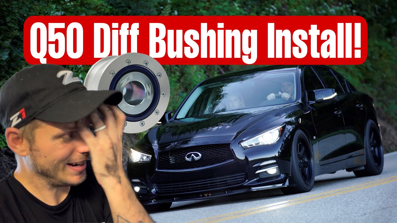 Q50 Rear Diff Bushing INSTALLATION | The New Diff Bushing from Z1 ...