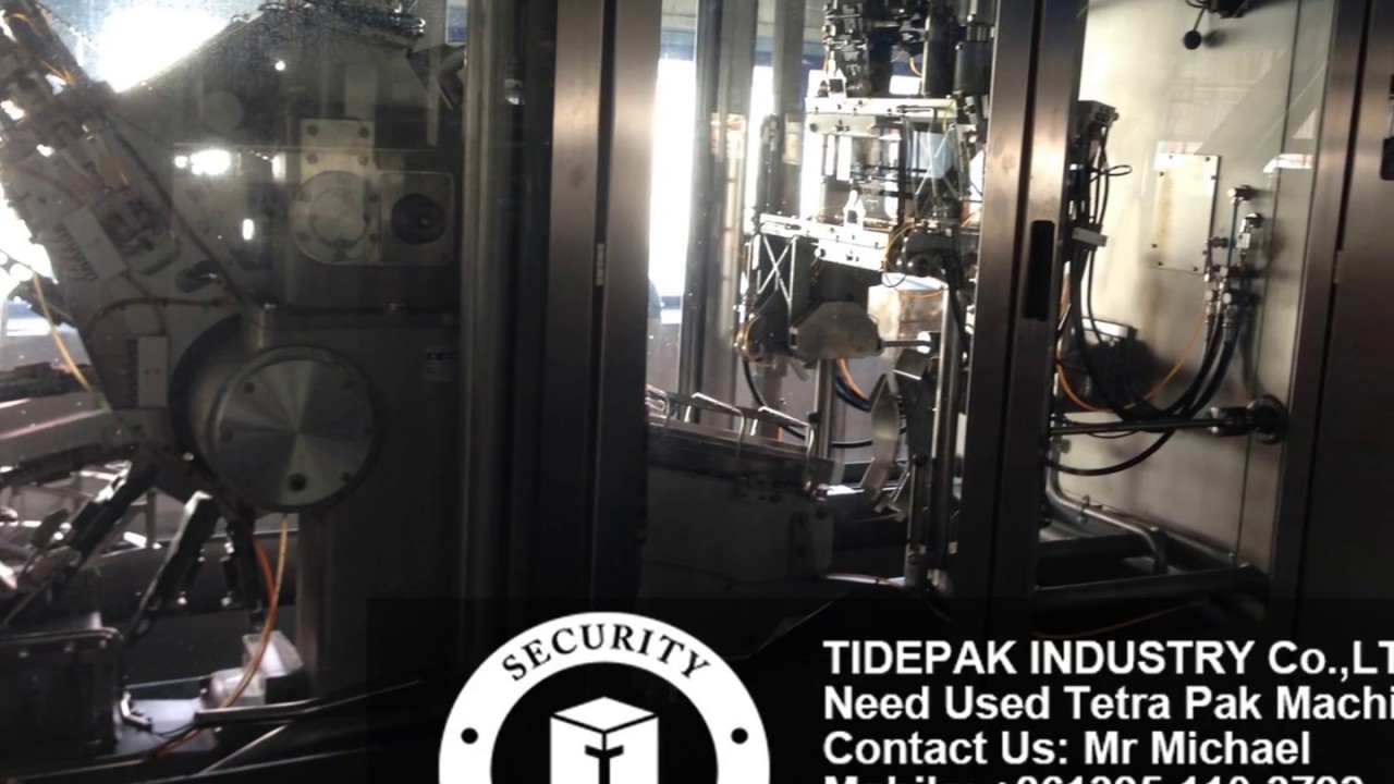 Used tetra pak filling machines A3 flex 1000ml prisma - YouTube