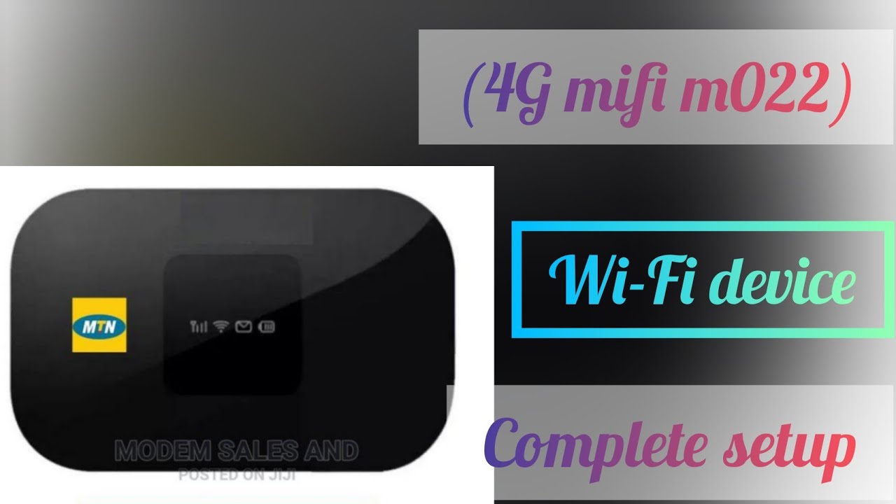 (4G MIFI m022) wifi device complete setup Guide - YouTube