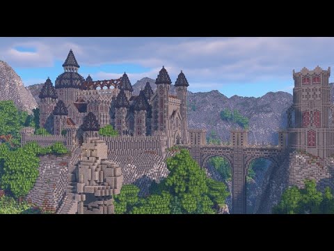 30 saniyede devasa nehir kalesi (minecraft devasa yapılar)