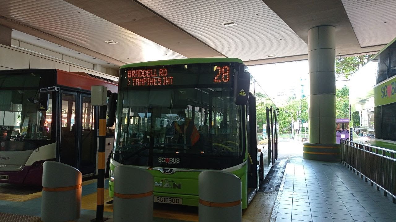 [SBST] SG1890D Euro 6 MAN NL323F A22 - Service 28 - YouTube