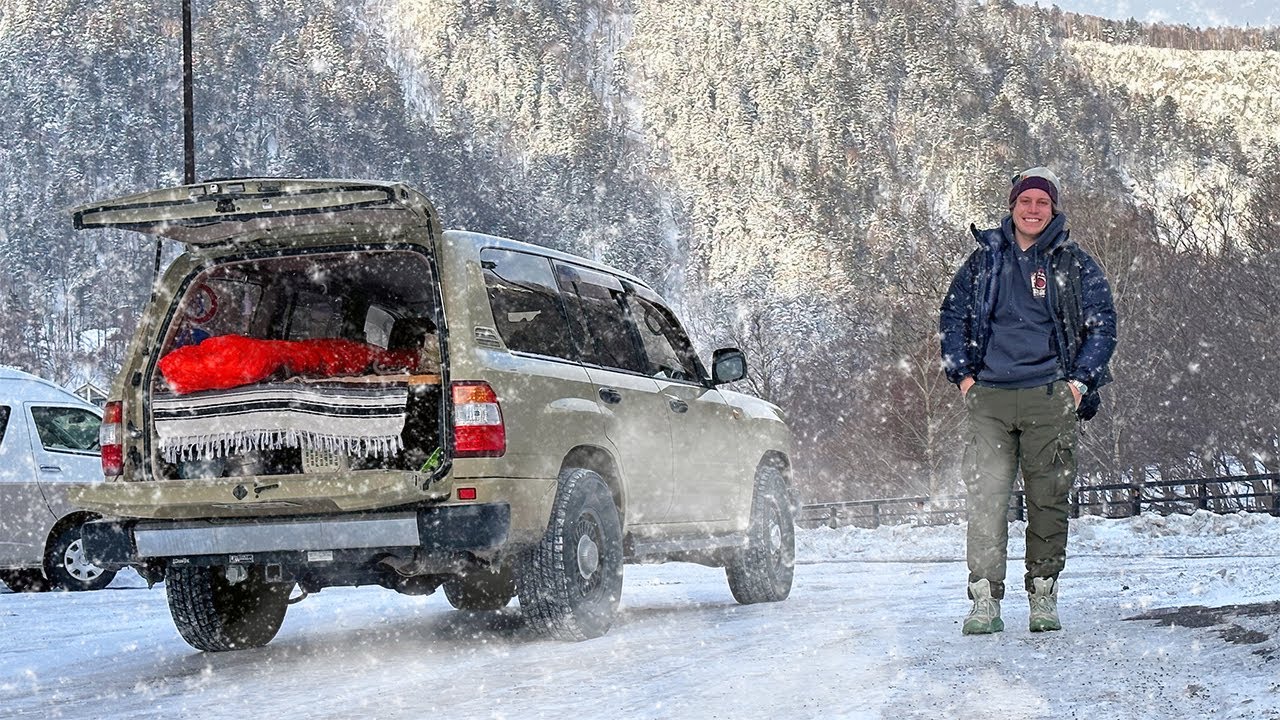 Winter Truck Camping the Coldest storm in a Decade - YouTube