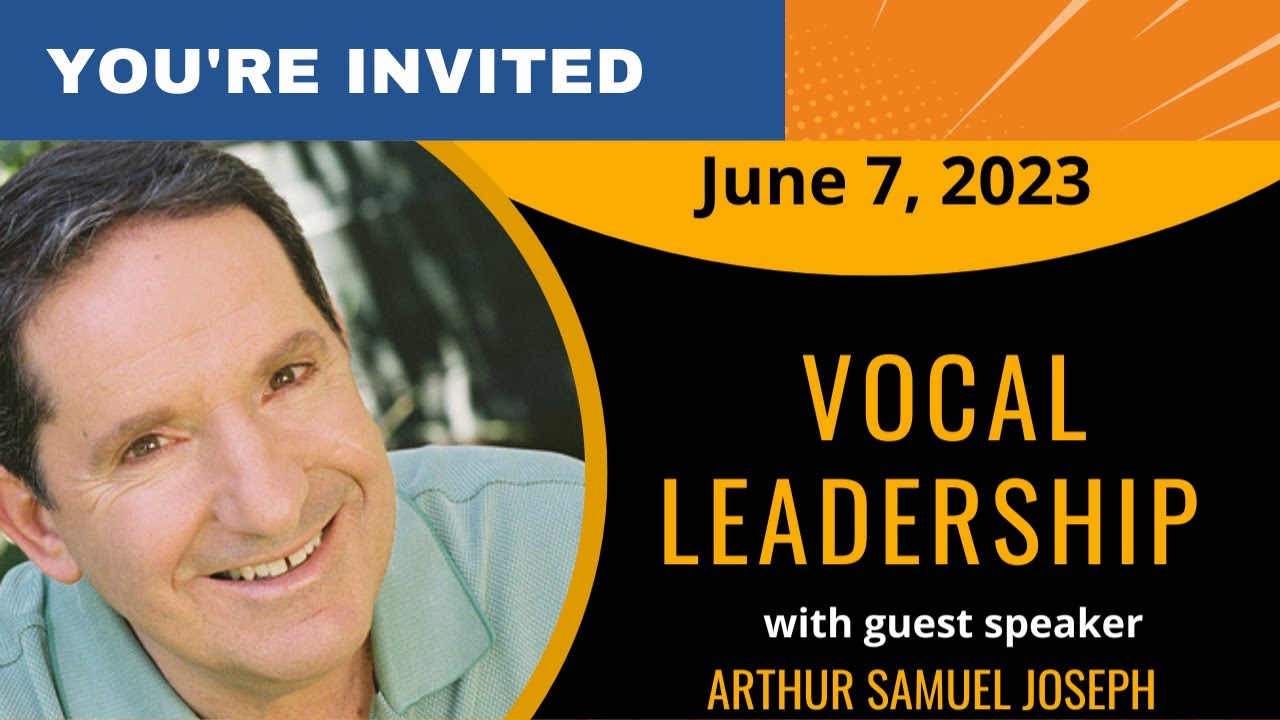 How to Embody the Voice of a Leader with Arthur Samuel Joseph - YouTube