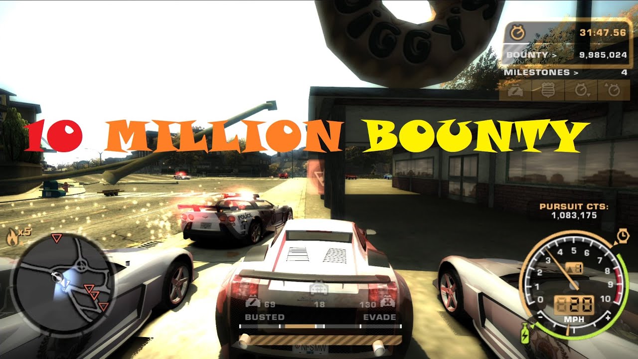 10 MILLION BOUNTY Special NFS Most Wanted - YouTube