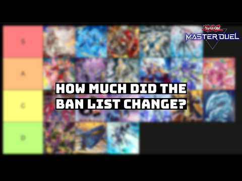 Which Deck Is Best After The NEW BAN LIST?! | Tier List