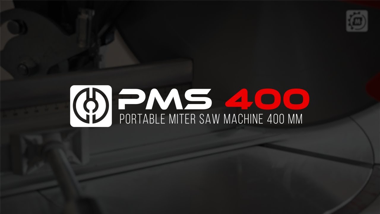 PMS 400 | Portable Miter Saw Machine 400 mm - YouTube