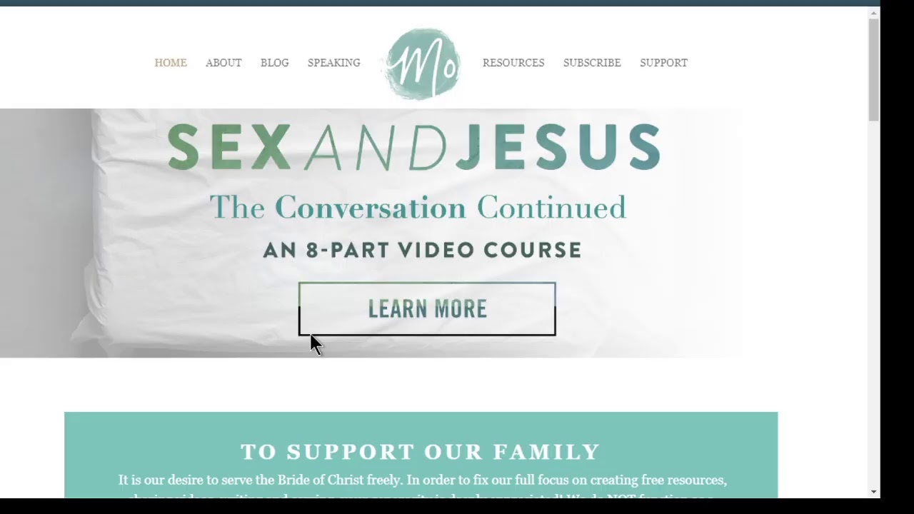 Sex and Jesus - Mo Isom Aiken on LIFE Today Live - YouTube